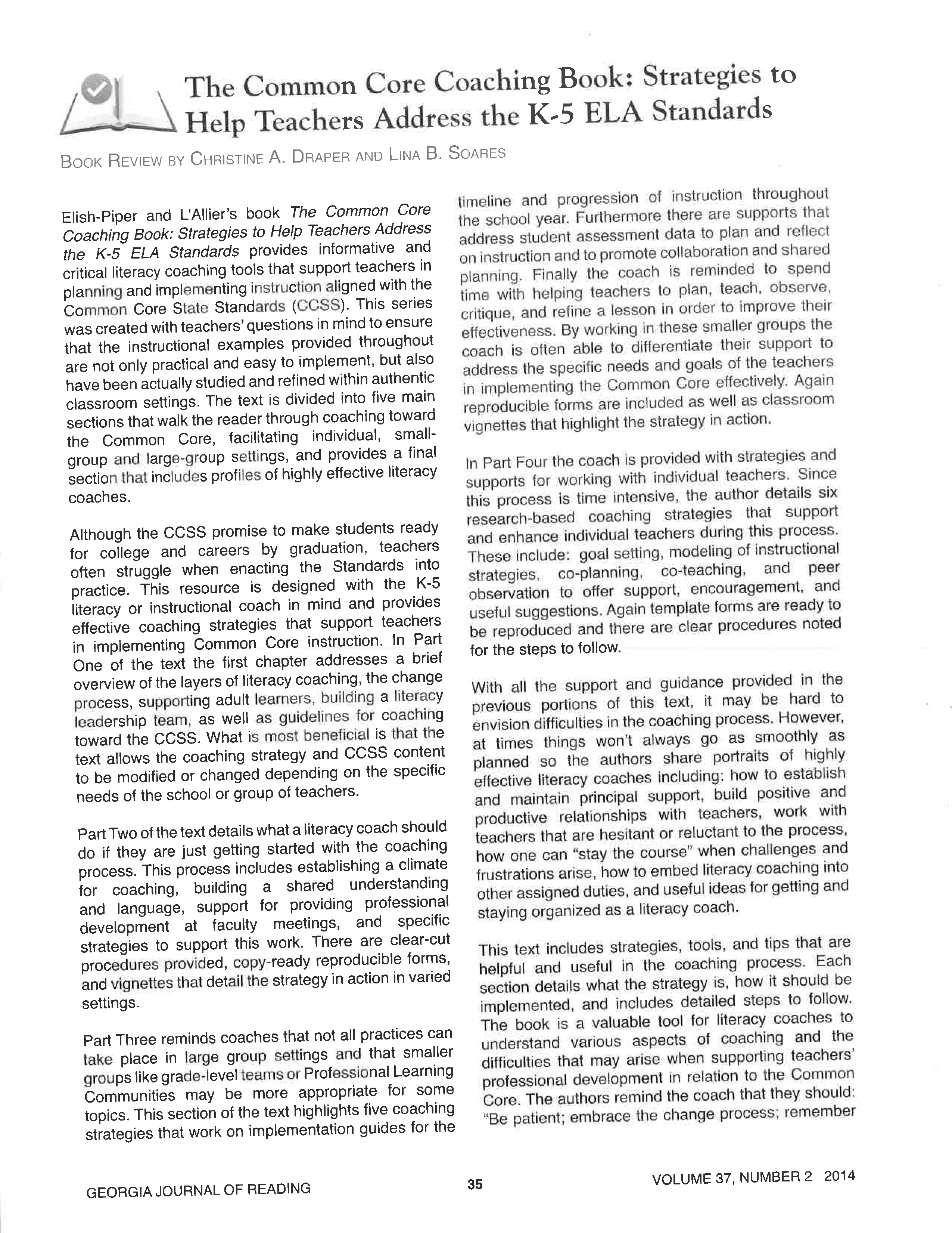 The Common Core Coaching Book Strategies To Help Teachers Address The The Common Core Coaching Book Strategies To Help Teachers Address The